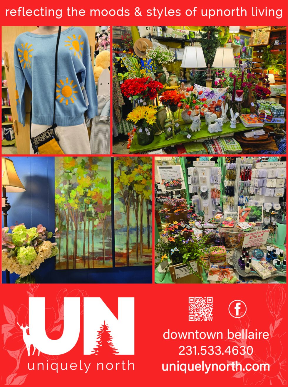 Clothing • Home Décor • Gifts: Uniquely North | Reflecting the Moods ...